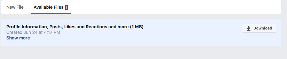 How to Download Your Entire Facebook History | Jessica Madrazo