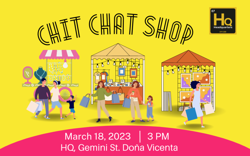 Chit Chat Shop: Pop-up Bazaar in Davao City by HQ Compound